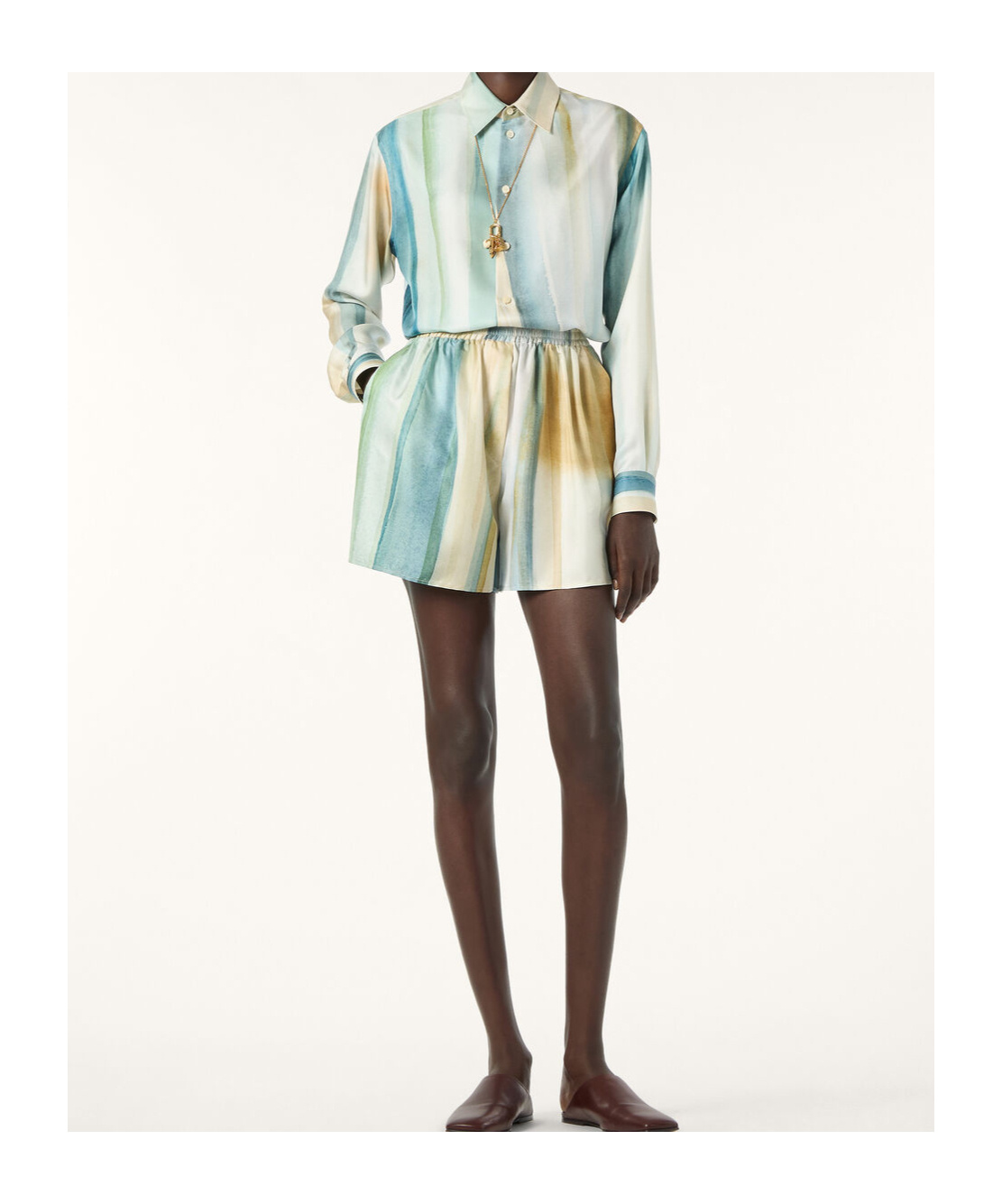 LORO PIANA Loro Piana Thea Sunrise Print Shirt